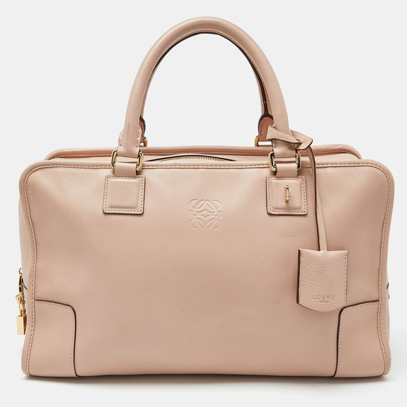 Loewe | Bags | Loewe Pink Leather Amazona 36 Satchel | Poshmark